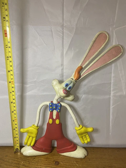 WHO FRAMED ROGER Rabbit Rubber Roger Rabbit Bendy Vintage £4.99 ...