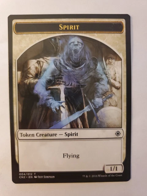 MTG MAGIC THE Gathering Card jeton SPIRIT créature esprit Khans of ...