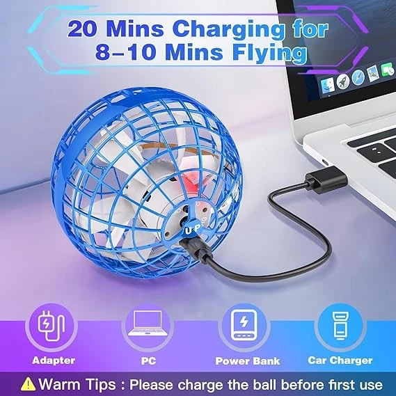 FLYING ORB BALL 2025, Hover Ball Pro, Hand Controller Mini Drone with ...