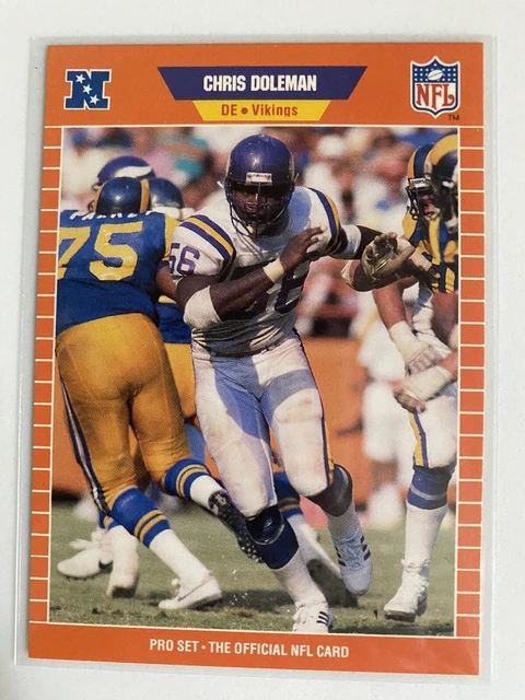 1989 PRO SET Chris Doleman #229 Minnesota Vikings NFL Football Cards ...