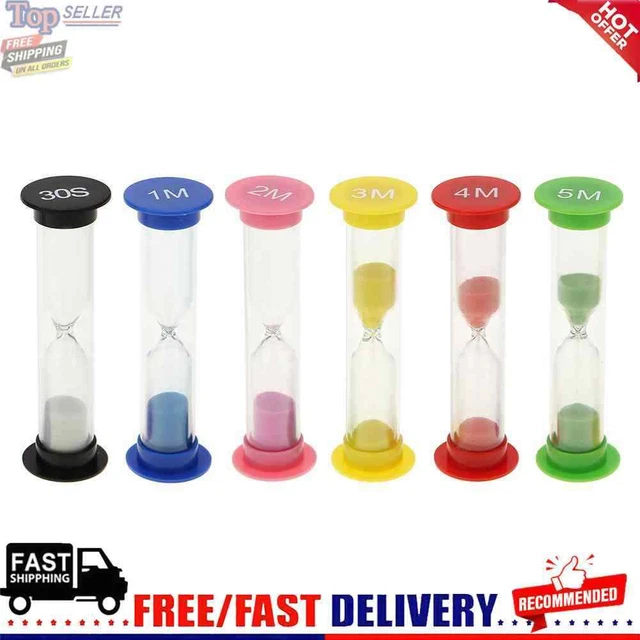 6 PZ 30S/1MIN/2MIN/3MIN/4MIN/5MIN clessidra giocattoli per bambini ...