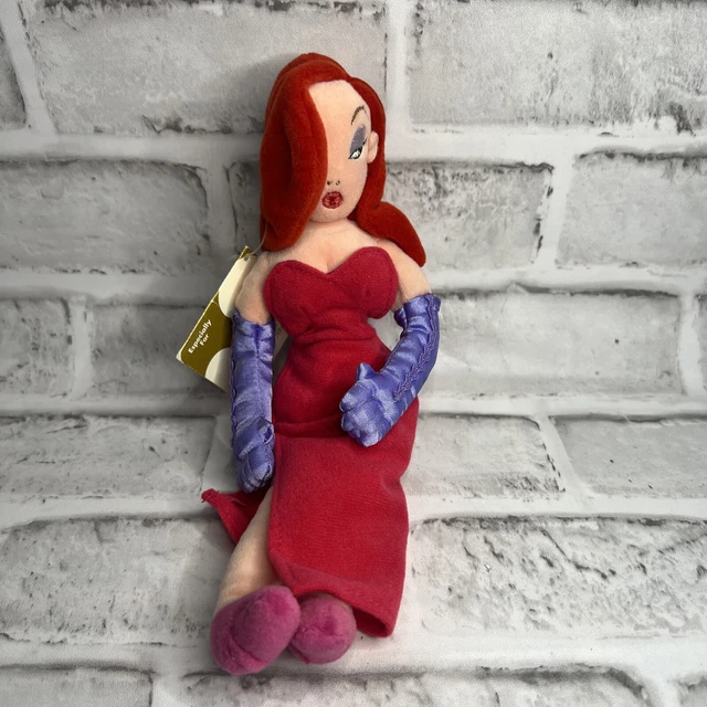 DISNEY STORE JESSICA Rabbit Who Framed Roger Rabbit 10” mini bean bag ...