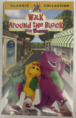 BARNEY - WALK Around the Block with Barney (VHS, 1999, Classic ...