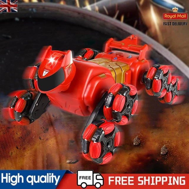 2.4GHZ 4WD EIGHT Wheeled Remote Control Robot Dog Off-Road Climbing Car ...