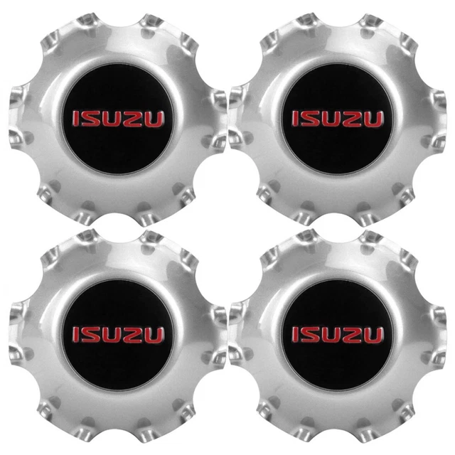 GENUINE 4X FOR ISUZU DMAX MU-X SUV UTE 2016-18 WHEEL CENTER CAP SILVER ...