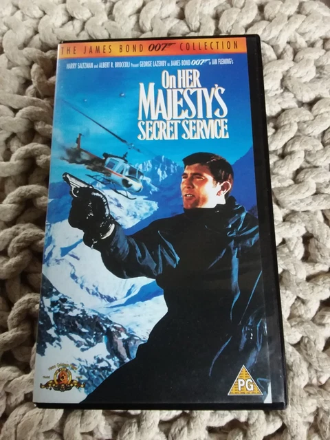 JAMES BOND : ON HER MAJESTY'S SECRET SERVICE -VHS Video Tape - GEORGE LAZENBY 📼 £3.99 - PicClick UK