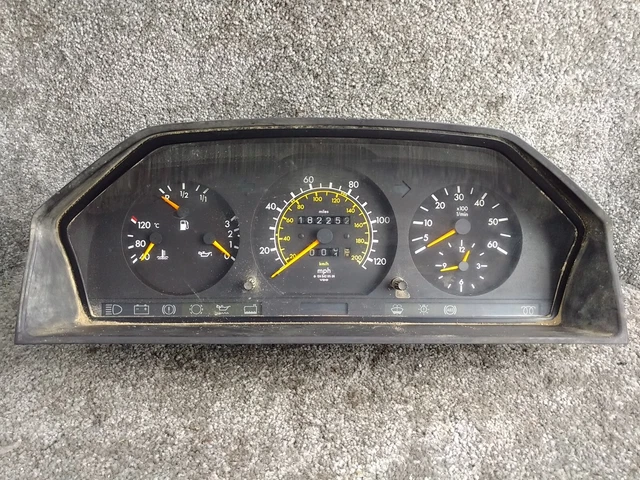 MERCEDES W124 E Class Instrument Cluster Speedo Speedometer 1245438421 ...