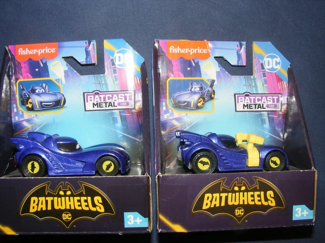 FISHER PRICE DC Batwheels Bam the Batmobile and Bam Batmobile w ...