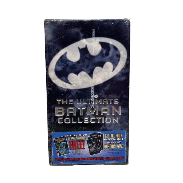 THE ULTIMATE BATMAN Collection VHS 1997 Movie Set Trilogy & Comic New ...