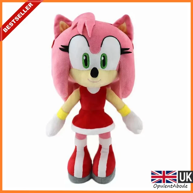 SONIC THE HEDGEHOG Amy Rose Plushie Stuffed video games Plush Toy SEGA £12.99 - PicClick UK