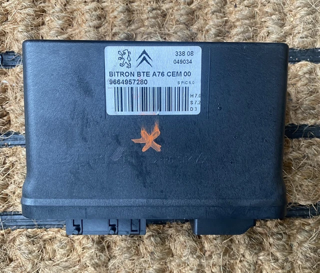 PEUGEOT 207 CC Convertible Roof Ecu Control Module 9664957280 Ref H6 07 ...