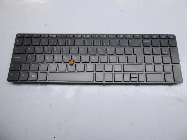 HP ELITEBOOK 8560W Genuine Keyboard Danish Layout 703149-081 #3136 £25. ...