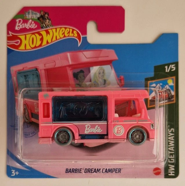 Hot Wheels Barbie Dream Camper Hw Getaways 21 250 Carte Courte Neuve