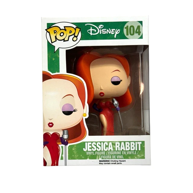 FUNKO POP! DISNEY: Who Framed Roger Rabbit - Jessica Rabbit #104 Mint ...