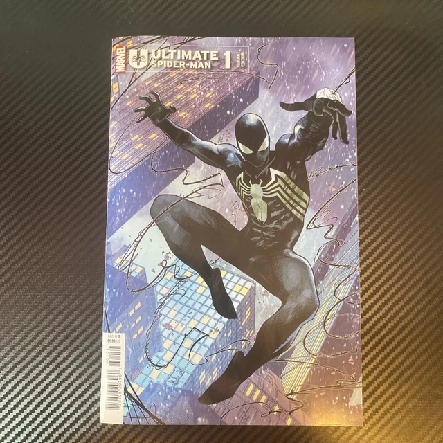 ULTIMATE SPIDER-MAN 1 (2024) Black Suit Variant Venom Hickman NM $120. ...