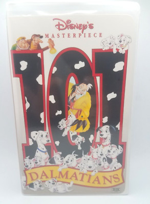 DISNEY’S MASTERPIECE COLLECTION 101 Dalmatians VHS Clamshell Original ...
