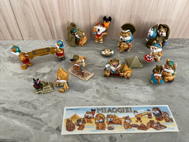 KINDER MIAOGIZI GATTO + CARTINA Serie COMPLETA Sorpresina EUR 12,90 ...