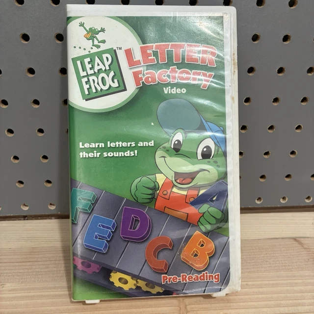 LEAPFROG LETTER FACTORY ABC Learning Video (VHS 2003 Small Clamshell) £ ...