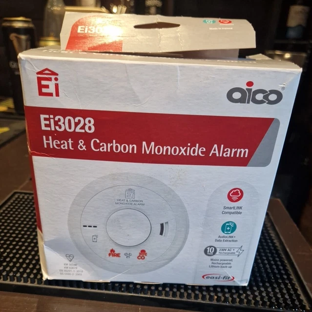 AICO EI3028 MAINS Powered Multi-Sensor Heat & Carbon Monoxide Alarm Exp 2034. £45.00 - PicClick UK