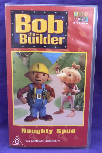VHS BOB THE Builder NAUGHTY SPUD ABC Kids Video PAL EUR 11,07 - PicClick IT