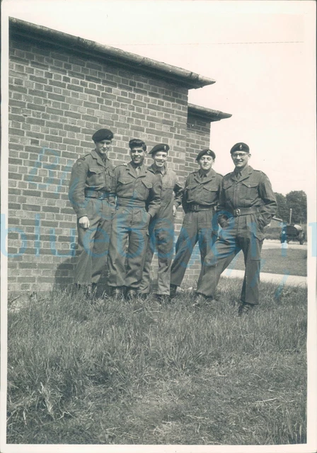 1950S BRITISH SOLDIER Photo of REME Soldiers Messerschmitt KR200. 3.5x2 ...