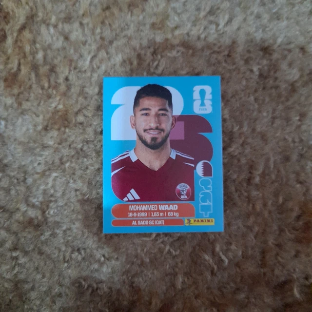 PANINI FIFA WORLD Cup 2026 Official Sticker Number Qat 14 Qatar ...