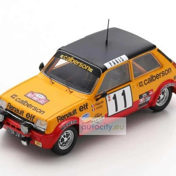 SPARK MODELS RENAULT 5 ALPINE N11 MONTE CARLO RALLY 1979 - JEAN ...