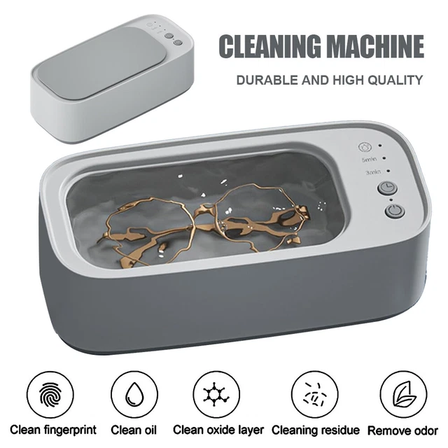 ULTRASONIC CLEANER SONIC Wave Tank Glasses Watch Jewellery Cleaning ...