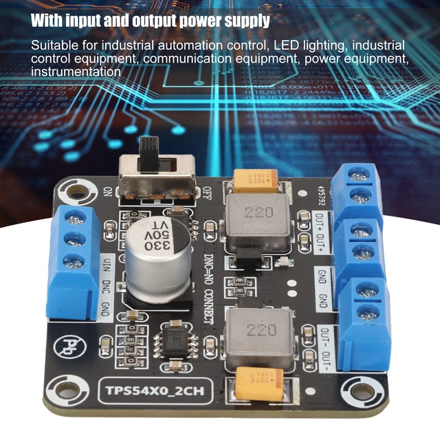 POSITIVE NEGATIVE DUAL Output Module TPS5430 12V 15V Reverse Connection ...