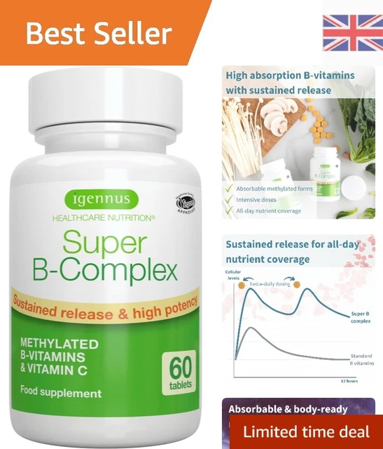HIGH ABSORPTION B-COMPLEX with Methylated B Vitamins - Sustained ...