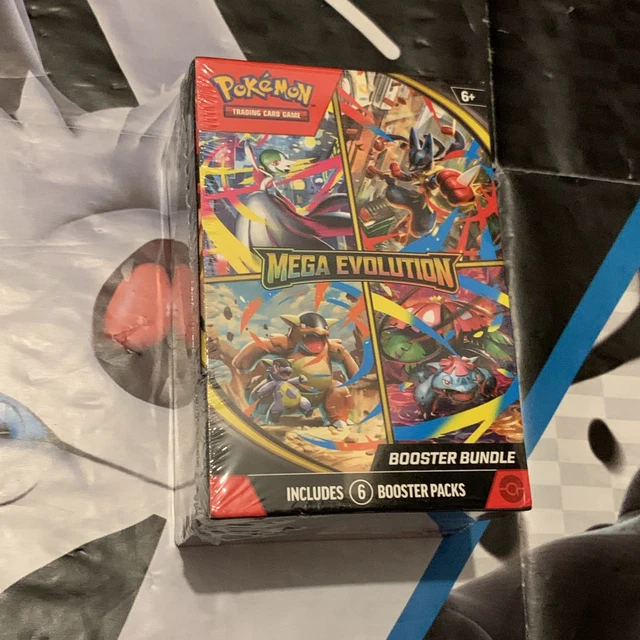 POKEMON TCG MEGA Evolution Booster Bundle Box 6 Booster Packs - New ...