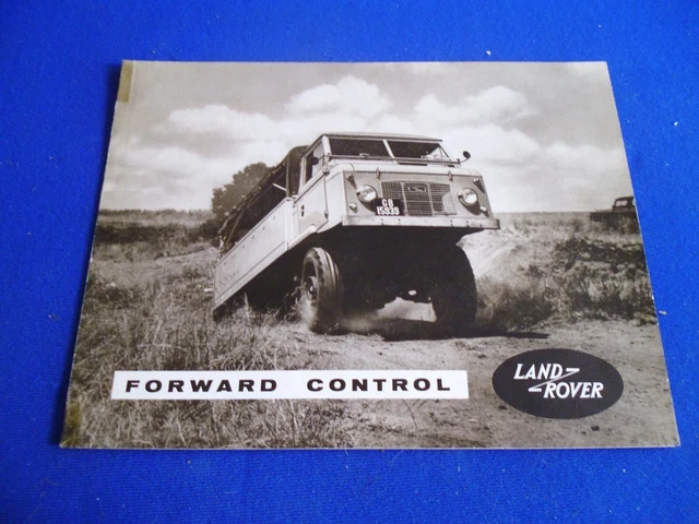 LAND ROVER FORWARD Control Brochure, £22.99 - PicClick UK