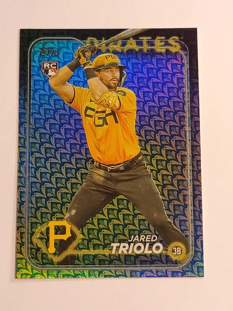 CARTA ROOKIE 2024 Topps Series 1 Jared Triolo Holiday Foil RC #281 ...