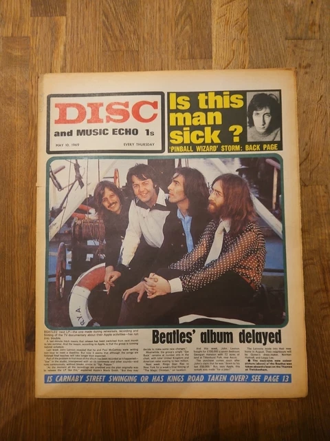 DISC AND MUSIC Echo May 10th 1969 The Beatles Cover £35.00 - PicClick UK