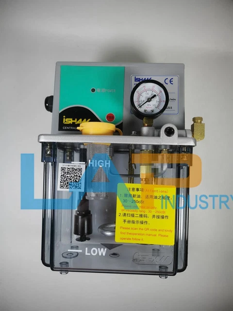 BOMBA DE ACEITE lubricante ISHAN YET-B2P2-4L-220V para máquina eléctrica de inyección de aceite ...