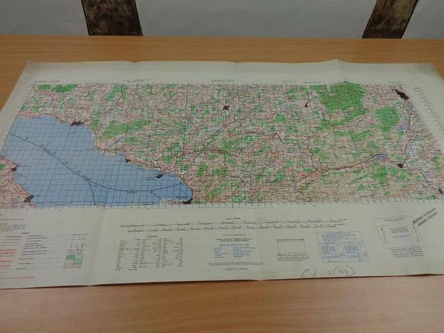 WW2 US ARMY Map of GERMANY entitled "KEMPTEN" (WAR & NAVY DEPARTMENT ...