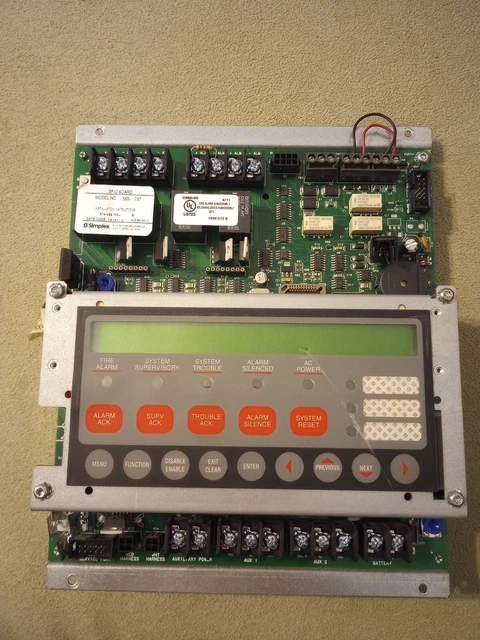 SIMPLEX 4010 SFIO Fire Alarm Control Panel Main Board 565-737 $1,000.00 ...