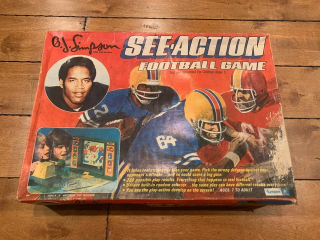 RARE VINTAGE 1973 Electronic Oj Simpson See-Action Football Game By ...
