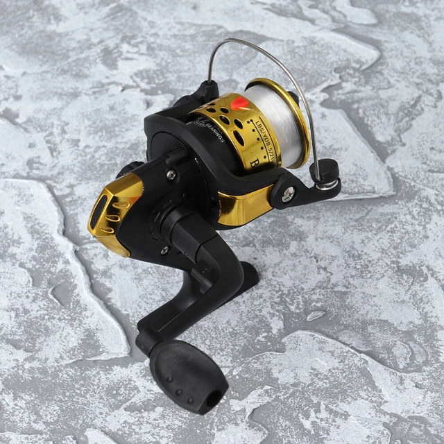 200 PETIT MOULINET de pêche moulinet de pêche en aluminium avec câble pour la EUR 11,15 ...