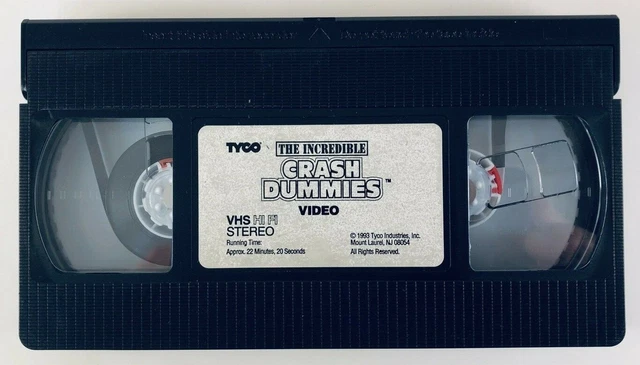 VINTAGE TYCO THE Incredible Crash Dummies Video VHS 1993 EUR 11,17 ...