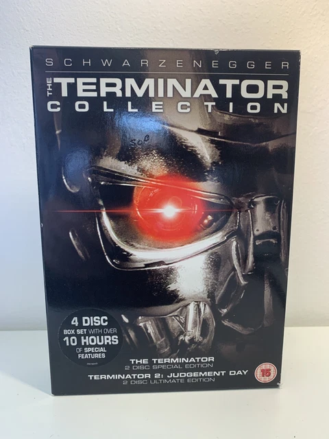 THE TERMINATOR COLLECTION DVD Boxset 4 Discs Terminator 1 & 2 + Special ...