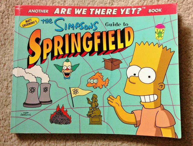 HOMER BART SIMPSON The Simpsons Guide to Springfield Comic Book Free ...