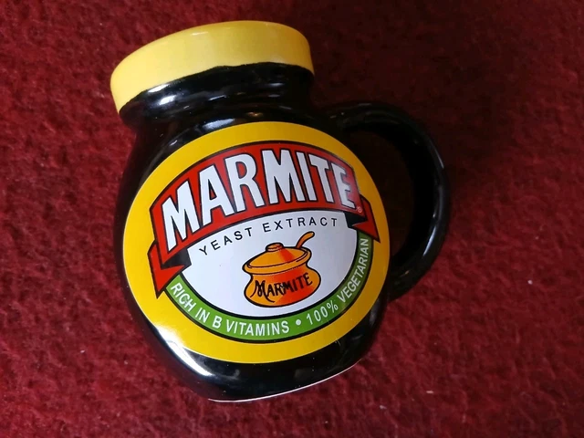MARMITE ADVERTISING COLLECTABLE 3D Mug Cup Jar Shaped With Logo Vintage ...