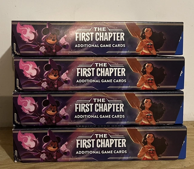 DISNEY LORCANA THE First Chapter Edition Booster Box Lot x 4 New Boxes ...