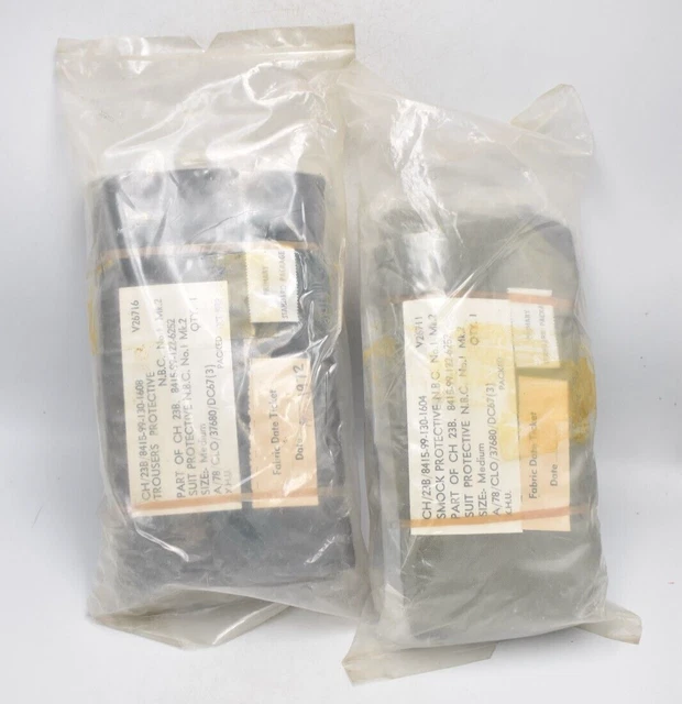 BRITISH ARMY SUIT Protective NBC No1 Mk2 Size Medium (Smock and ...