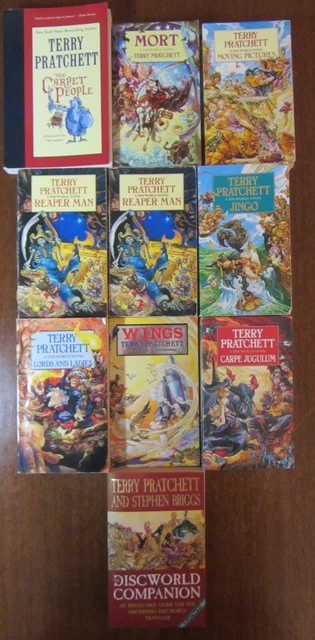 TERRY PRATCHETT PB 10 Book Collection Many Are Corgi 1st Editions All ...