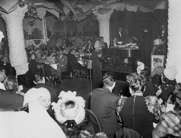 SINGER RUTH ETTING performing at the Copacabana Club New York Old Photo ...