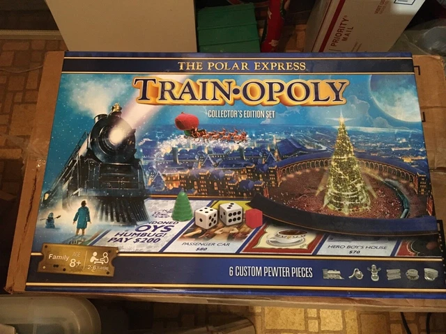 THE POLAR EXPRESS Train-Opoly Board Game Collector's Edition New in Box ...