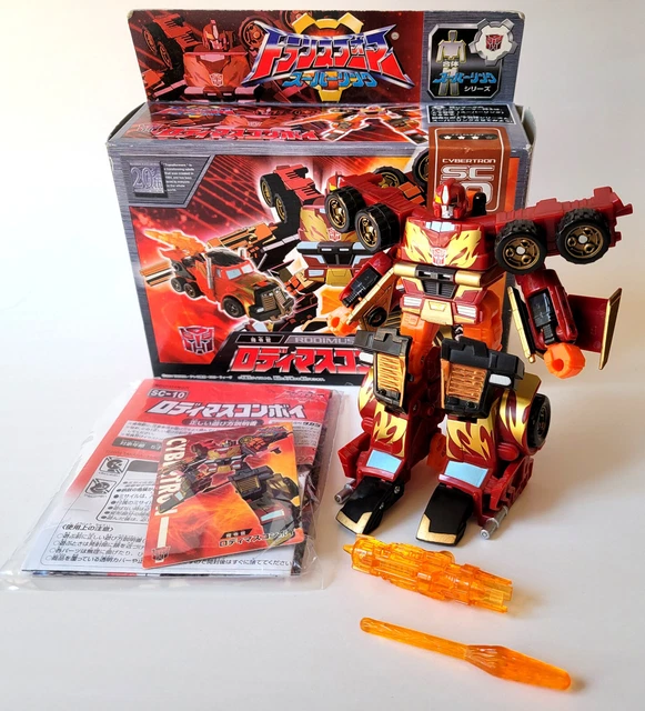 TRANSFORMERS SUPERLINK RODIMUS Convoy complet SC-10 Energon Takara ...