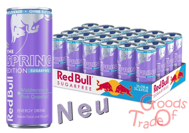 RED BULL - Energy Drink - Spring Edition 2025 - Waldmeister & Pink ...